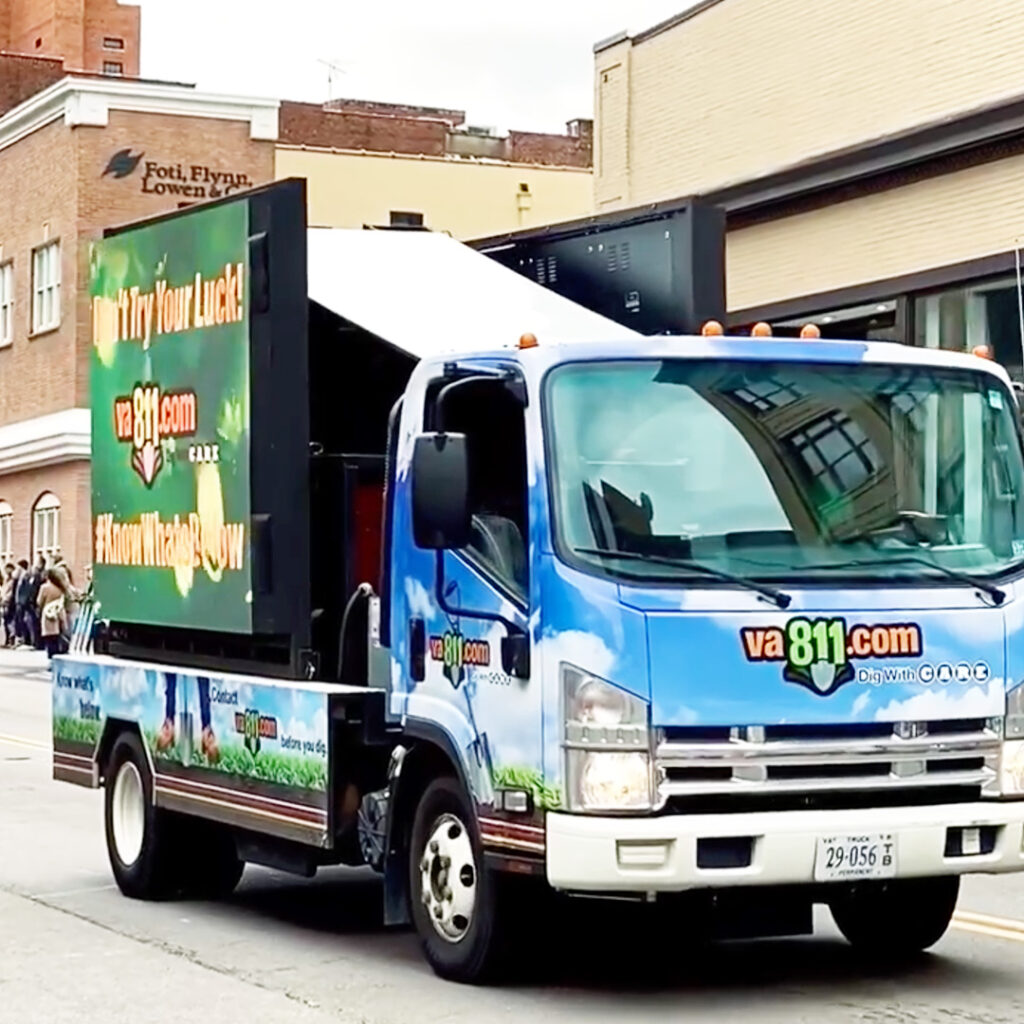 The Virginia811 Display Truck - Virginia811
