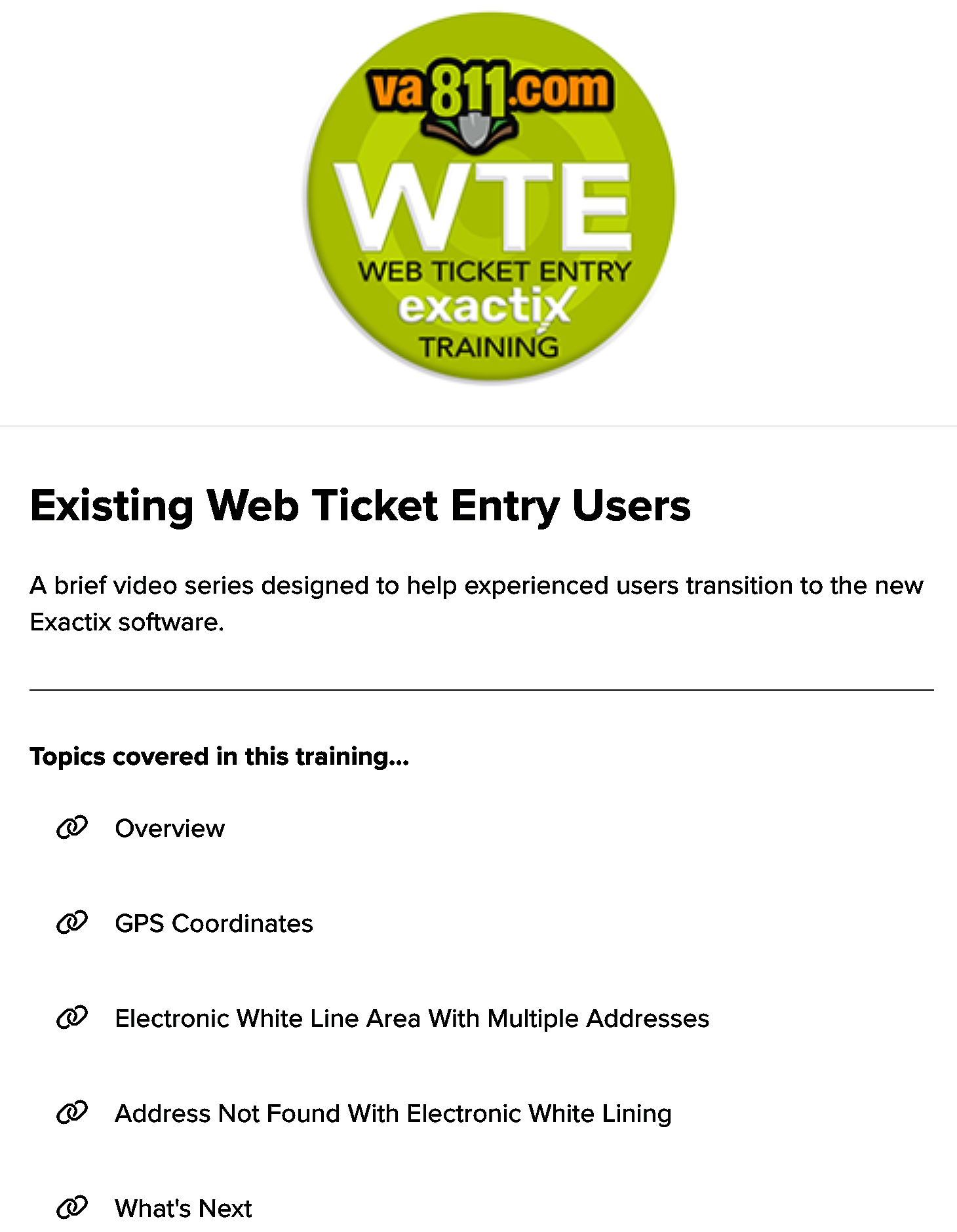 Exactix Resource Hub - Virginia811